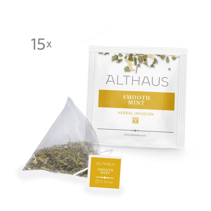 Buy Althaus Smooth Mint Pyra Pack Tea bags online - Cup of Tea