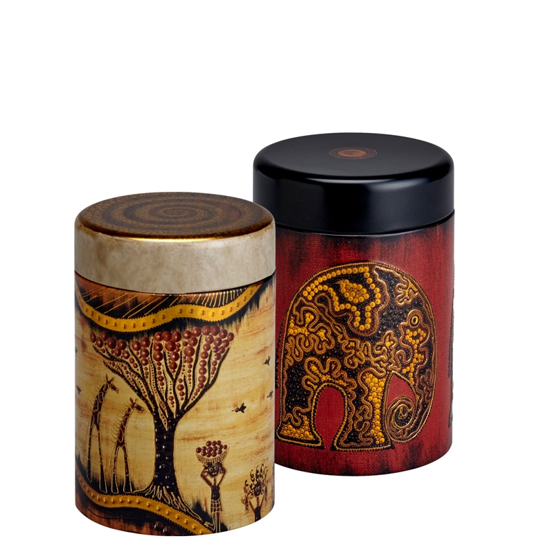 Buy set of two Africa Tea Caddies Online - Cup of Tea