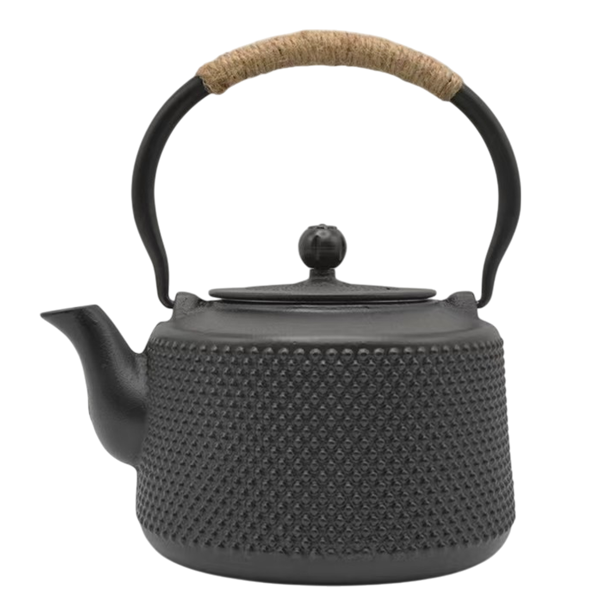 Black Ember Cast Iron Teapot 0.95L | Japanese Teapot - Cup of Tea