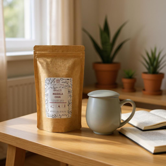 Chai Tea and Mug Gift Set - Cup of Tea